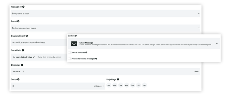 Automating transactional messages | Notificare