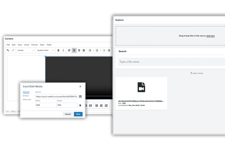 How to add video to email messages | Notificare