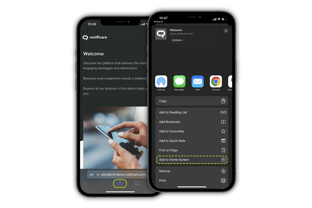 Web Push in iOS Safari | Notificare