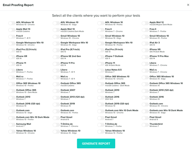 Getting Started with Email Proofing Reports | Notificare