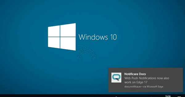 Push Notifications in Microsoft Edge | Notificare